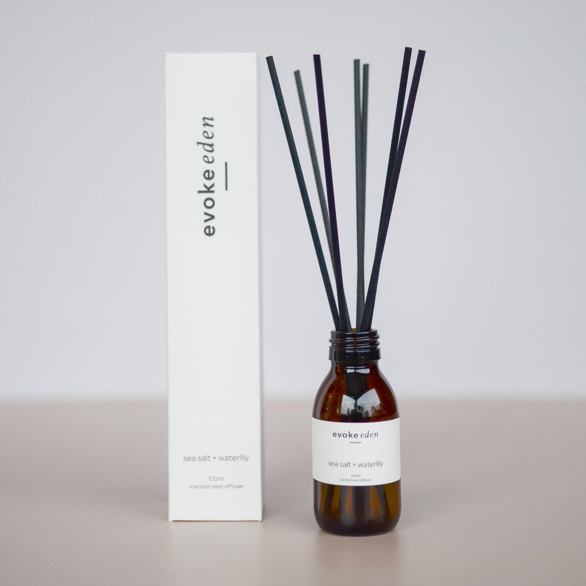 SEA SALT + WATERLILY Reed Diffuser– Evoke Eden